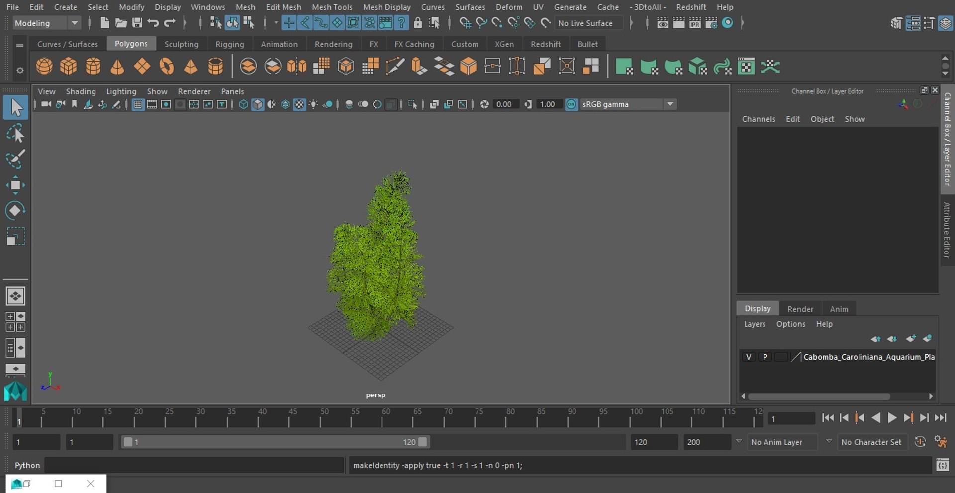 3D Cabomba Caroliniana Aquarium Plant Model - TurboSquid 2151636