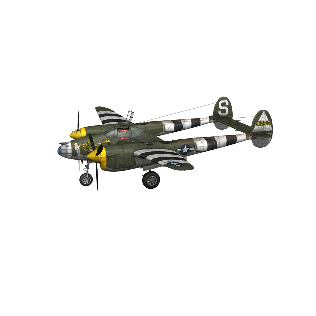 Lockheed Lightning - California 3d C4d