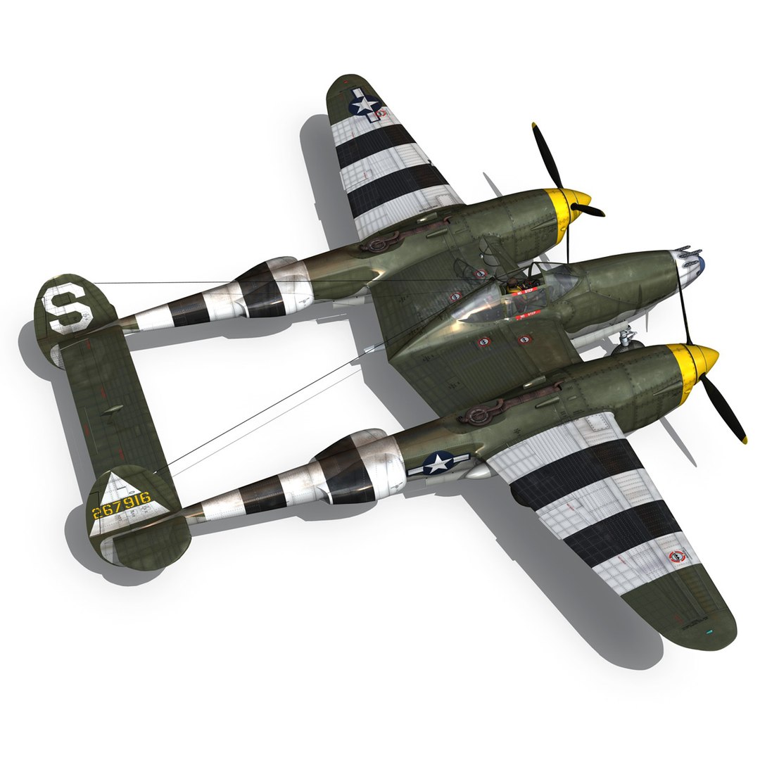 Lockheed Lightning - California 3d C4d