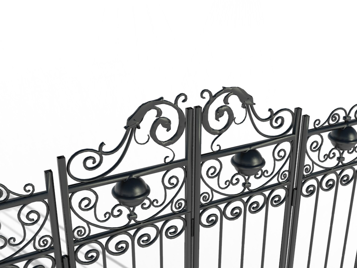 3D Metal Gate Model - TurboSquid 1540264