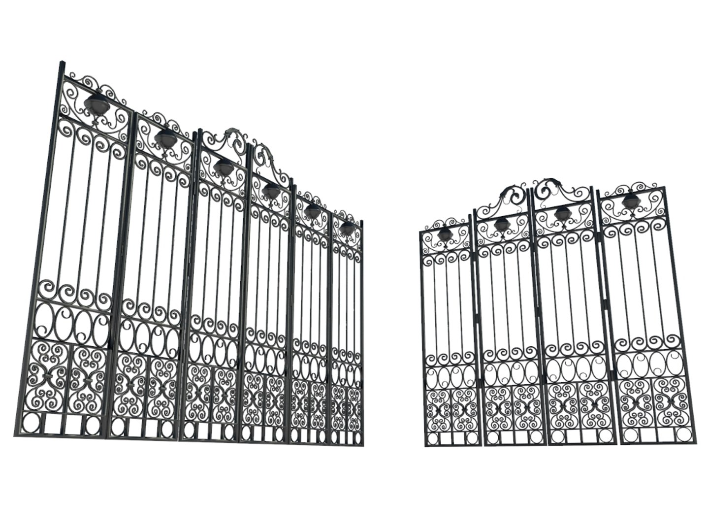 3D Metal Gate Model - TurboSquid 1540264