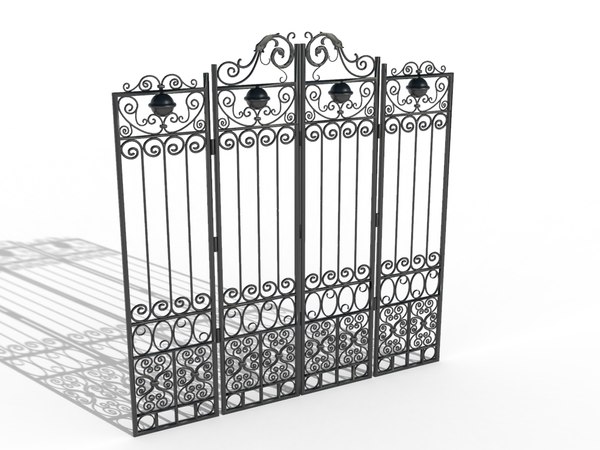 3d model iron gate