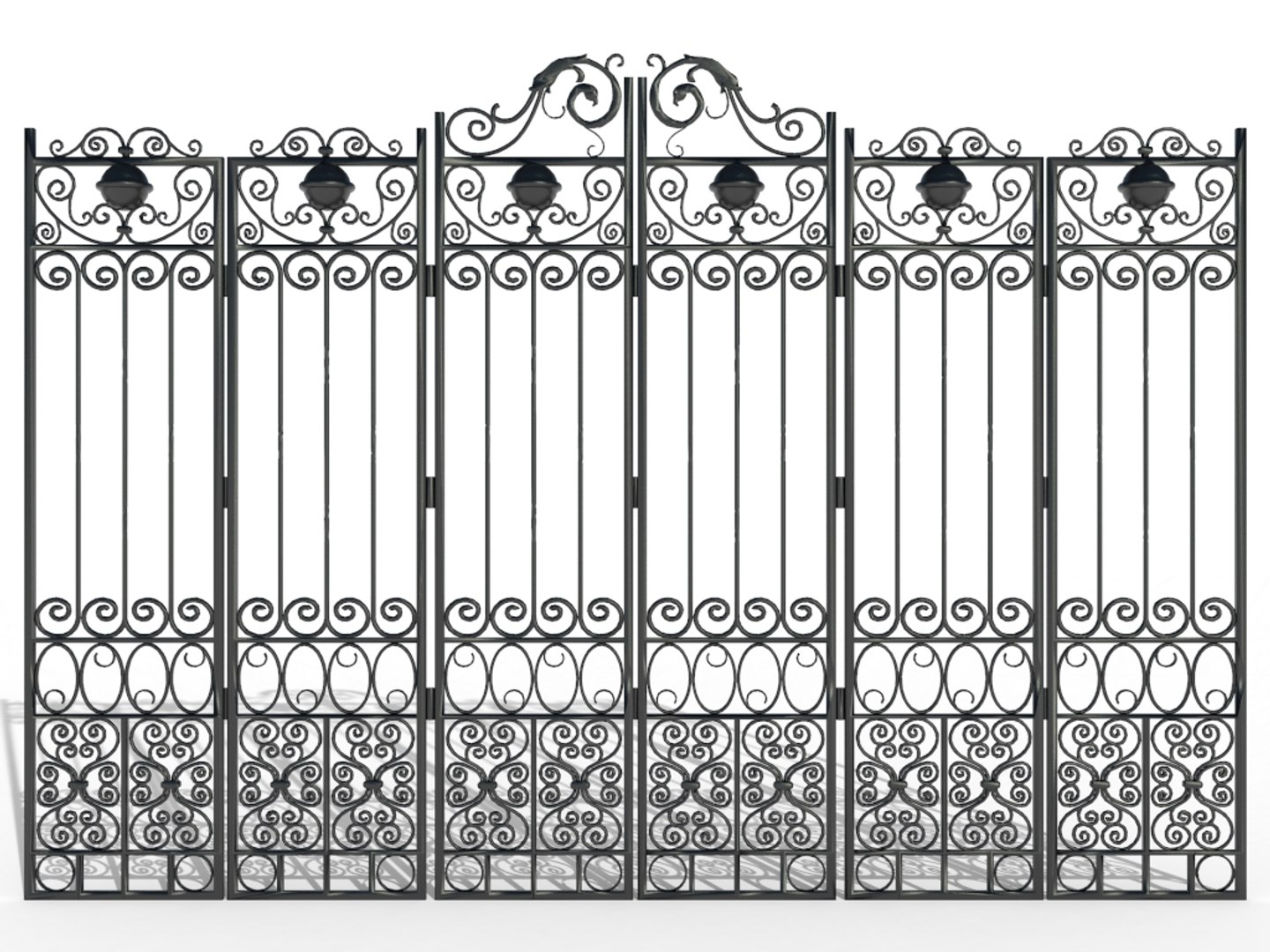 3D Metal Gate Model - TurboSquid 1540264