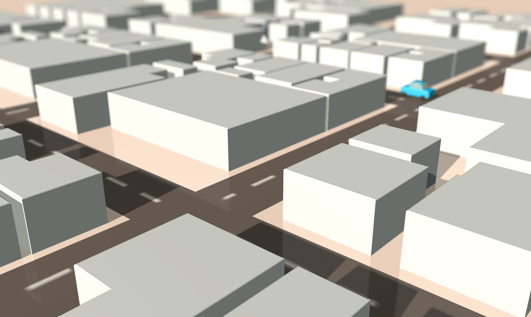 isometric city 3d c4d