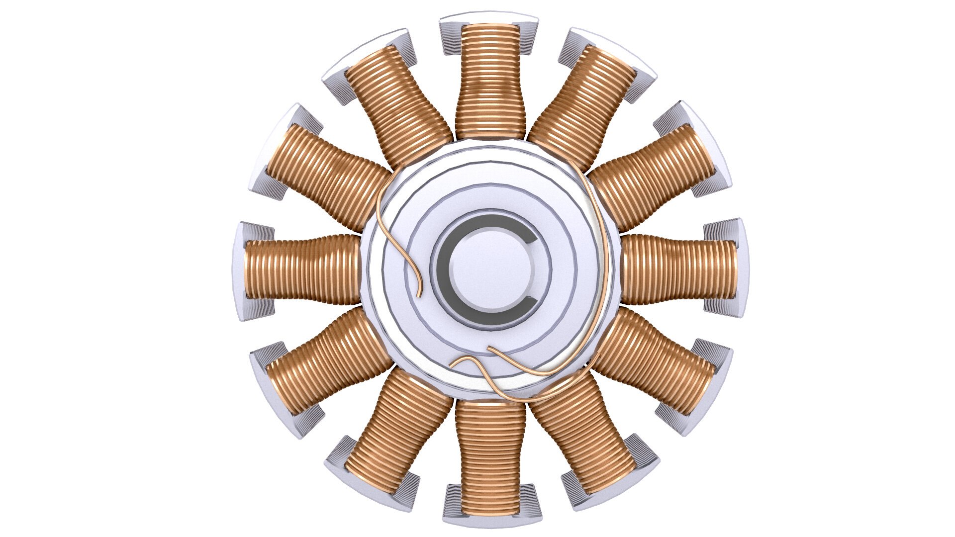 Stator Electric Motor 3D Model - TurboSquid 1591201