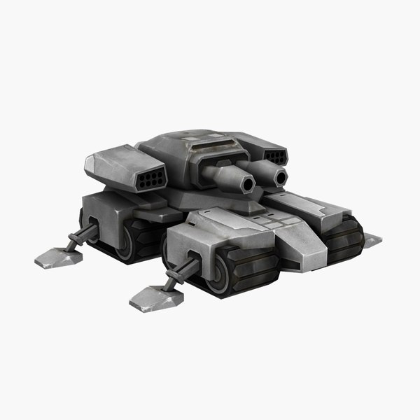 Science Fiction Tank 3D Models for Download | TurboSquid