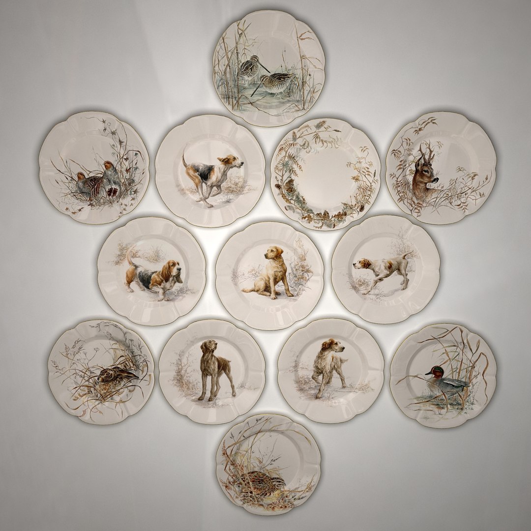 plates materials 3d 3ds