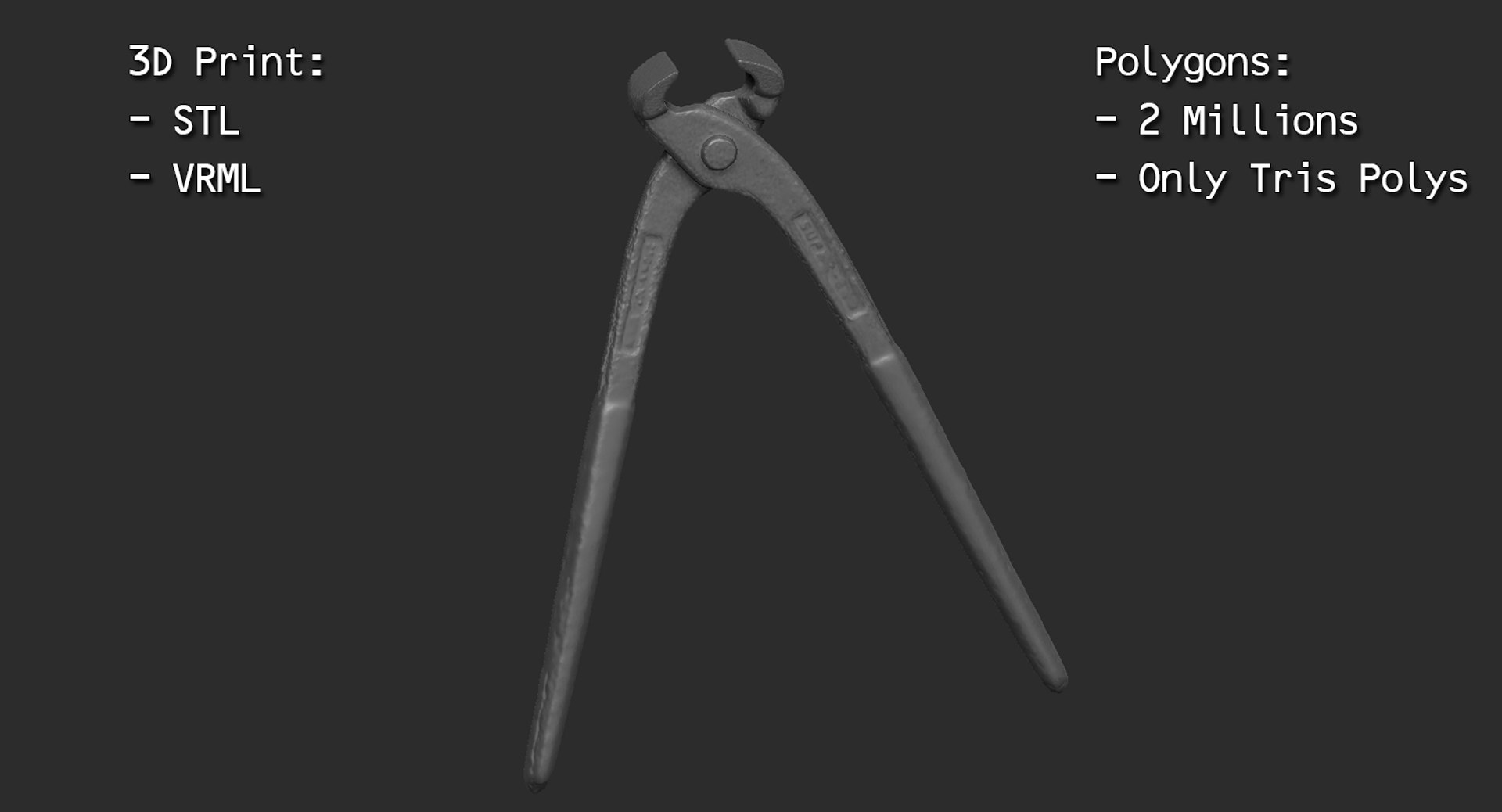 3d Model Pincer Ready Unreal