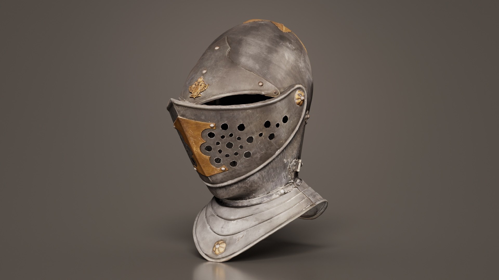 3D Leaf Knight Helmet Closed Remastered - TurboSquid 2360075