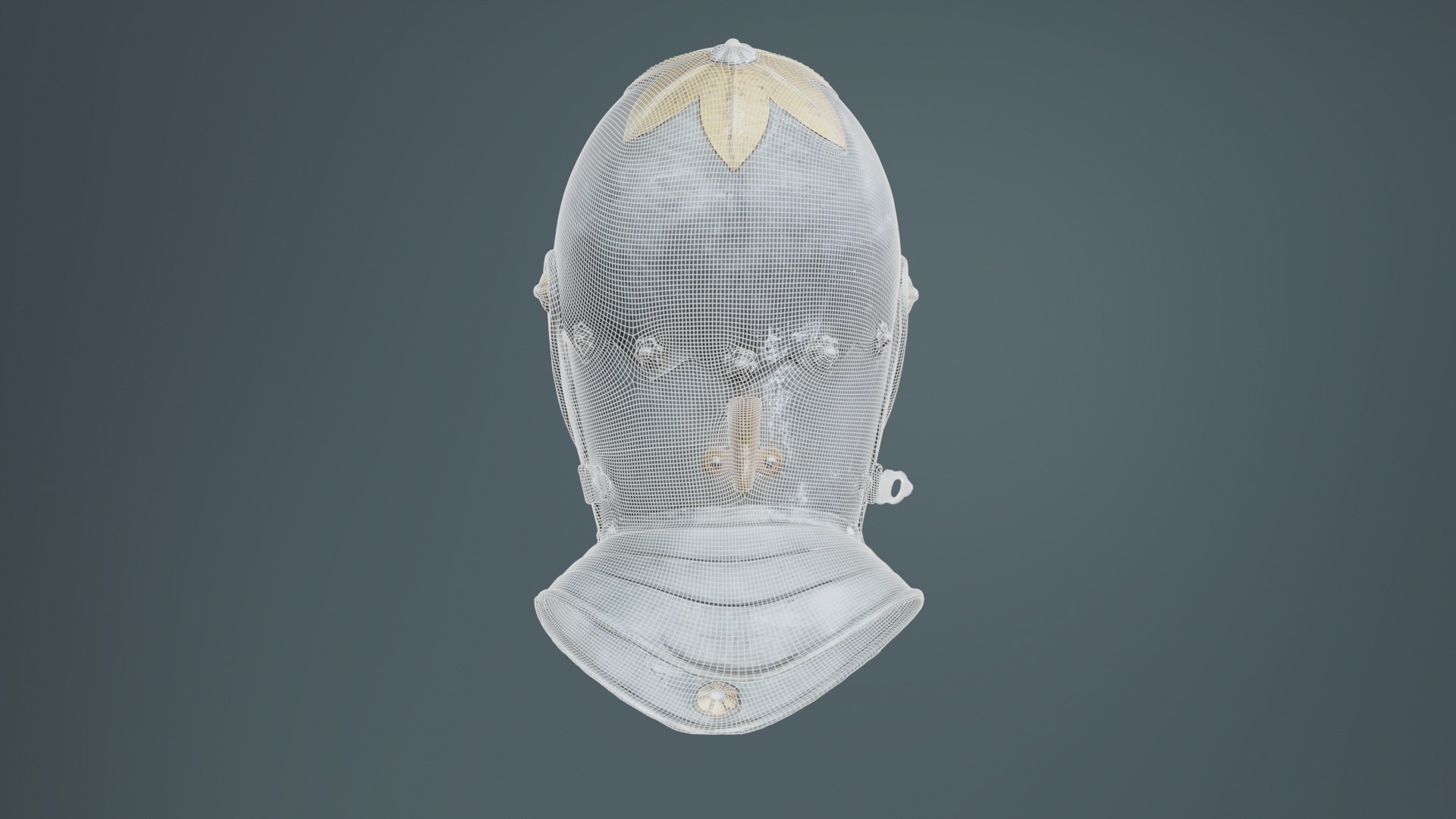3D Leaf Knight Helmet Closed Remastered - TurboSquid 2360075
