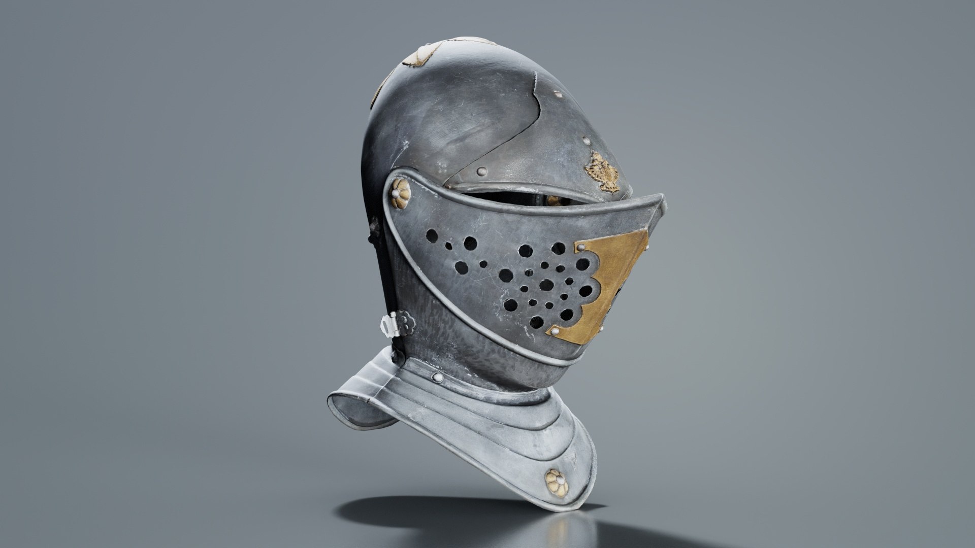 3D Leaf Knight Helmet Closed Remastered - TurboSquid 2360075