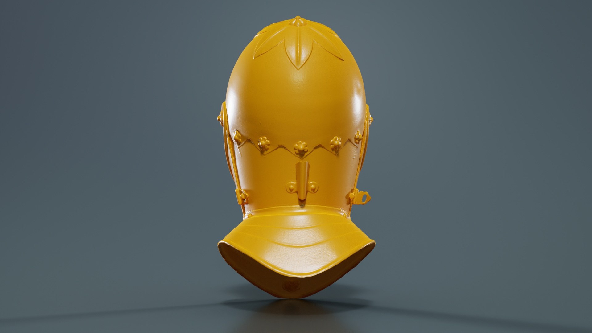 3D Leaf Knight Helmet Closed Remastered - TurboSquid 2360075