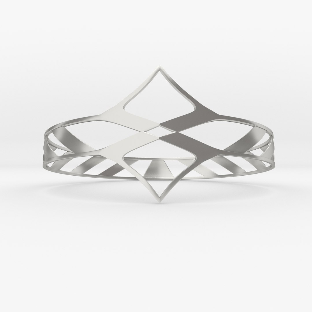 3d silver ring model