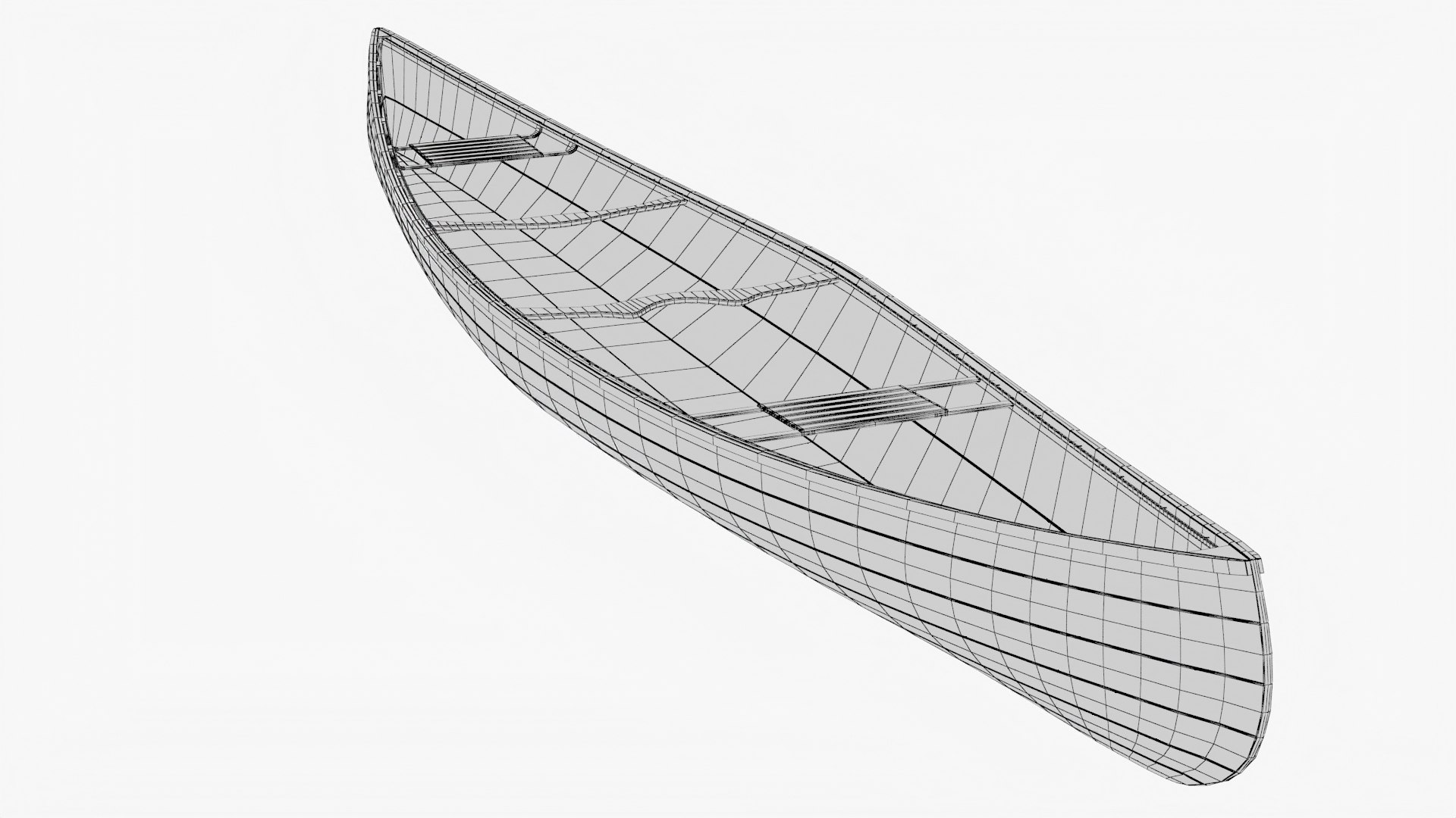 3D Model Canoe 01 B - TurboSquid 1898128