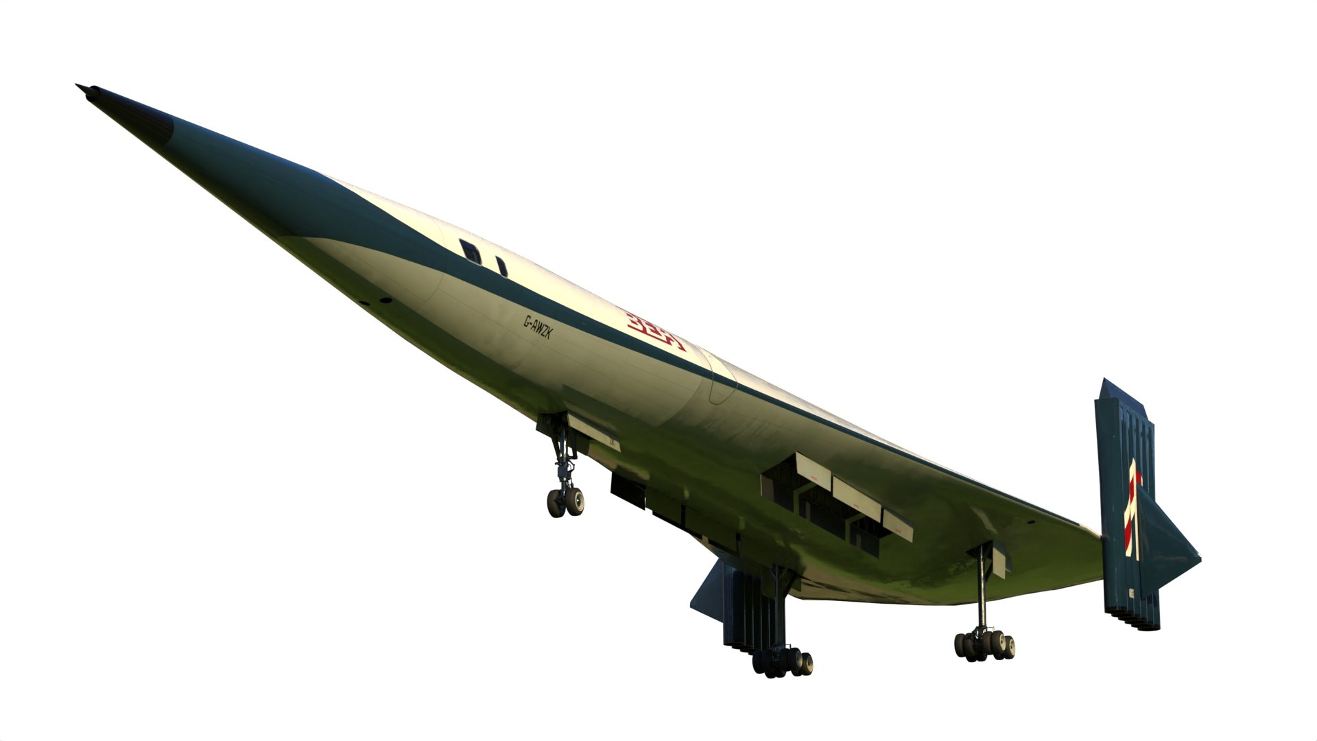 3D Supersonic VTOL Airliner Griffith - TurboSquid 2300716