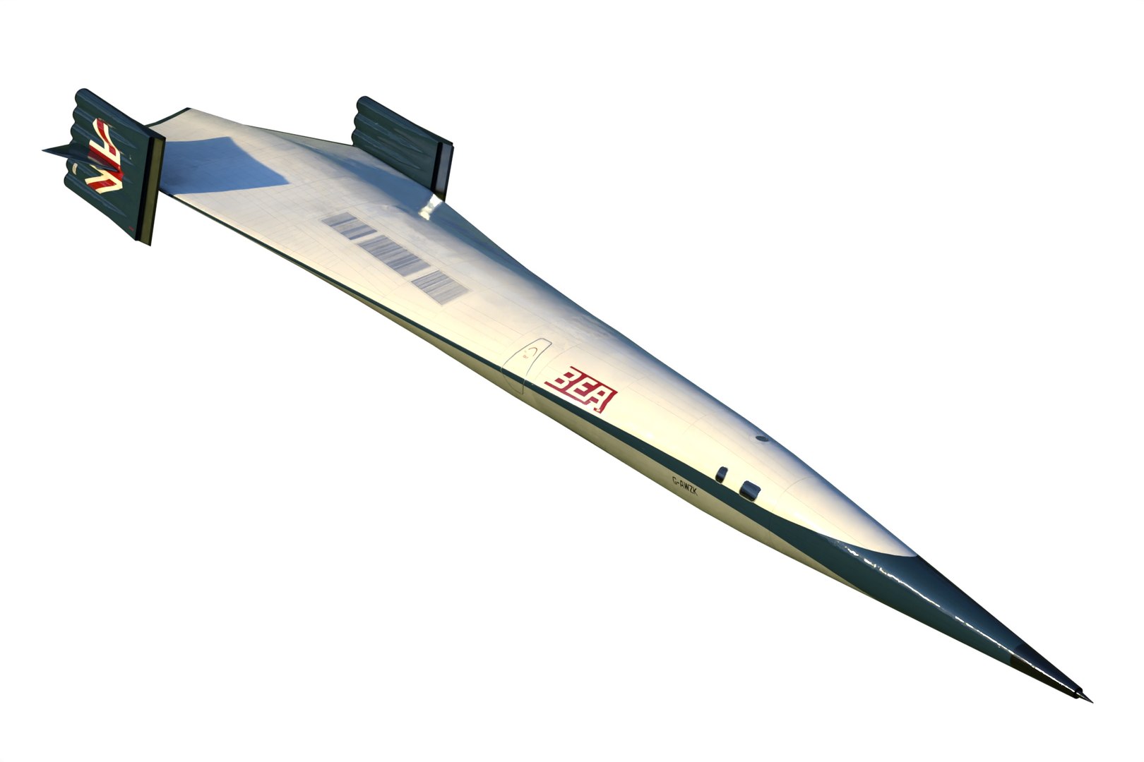 3D Supersonic VTOL Airliner Griffith - TurboSquid 2300716