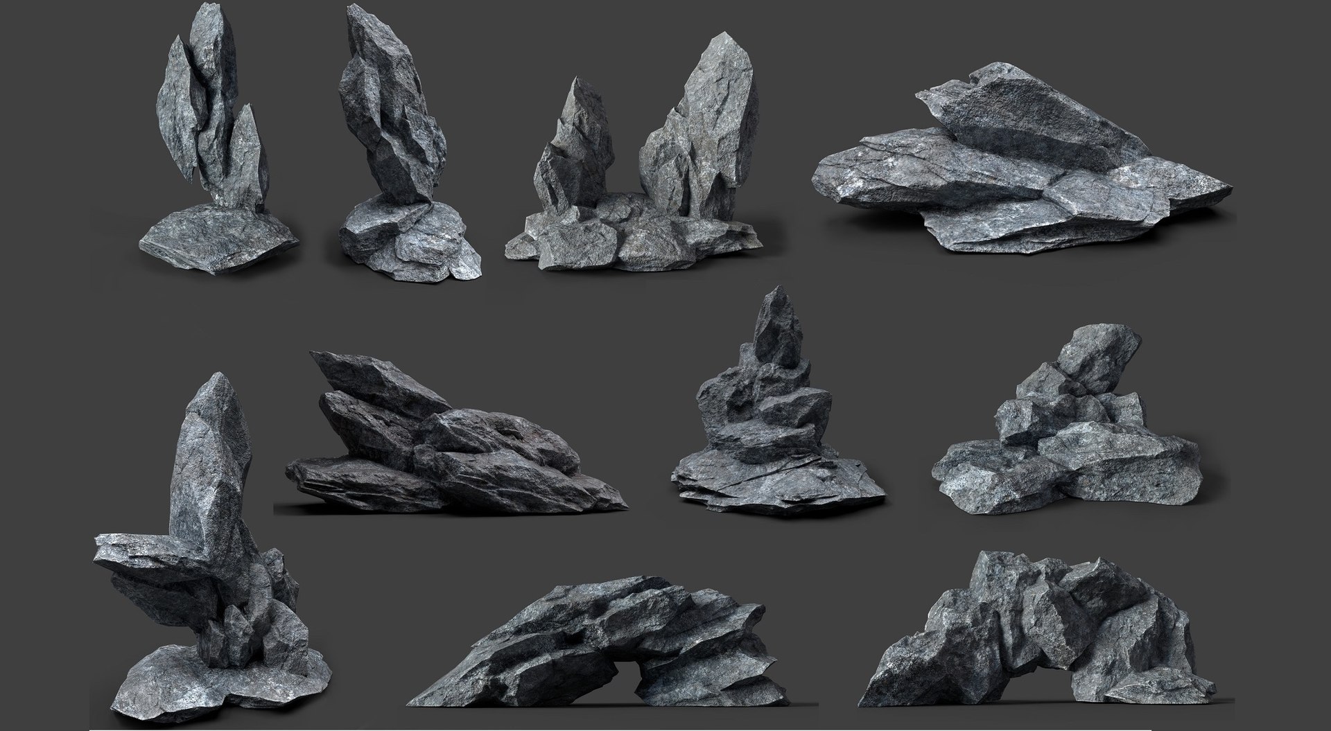 Rocks Games 3D - TurboSquid 1639096