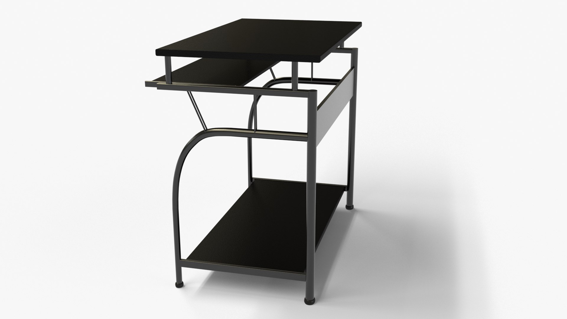 3D computer desk - TurboSquid 1638402