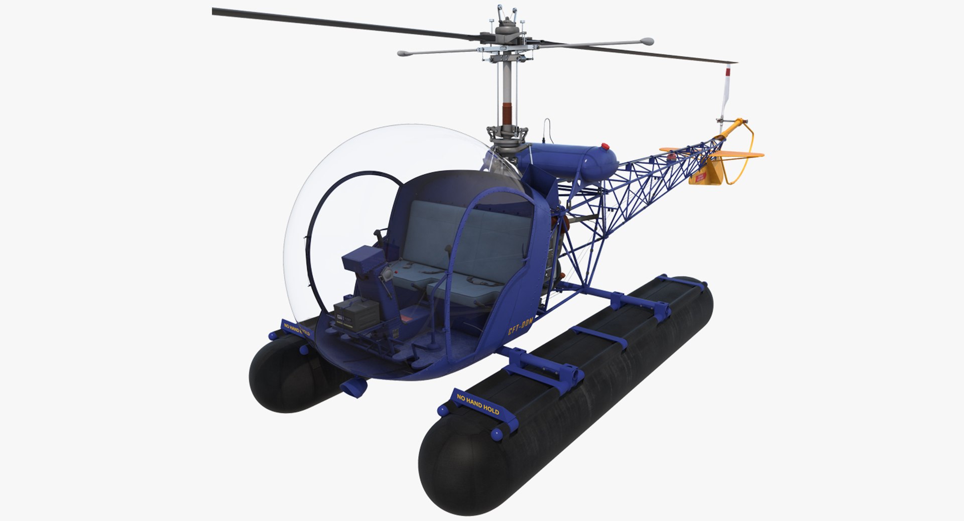 3d 3ds bell 47 floats