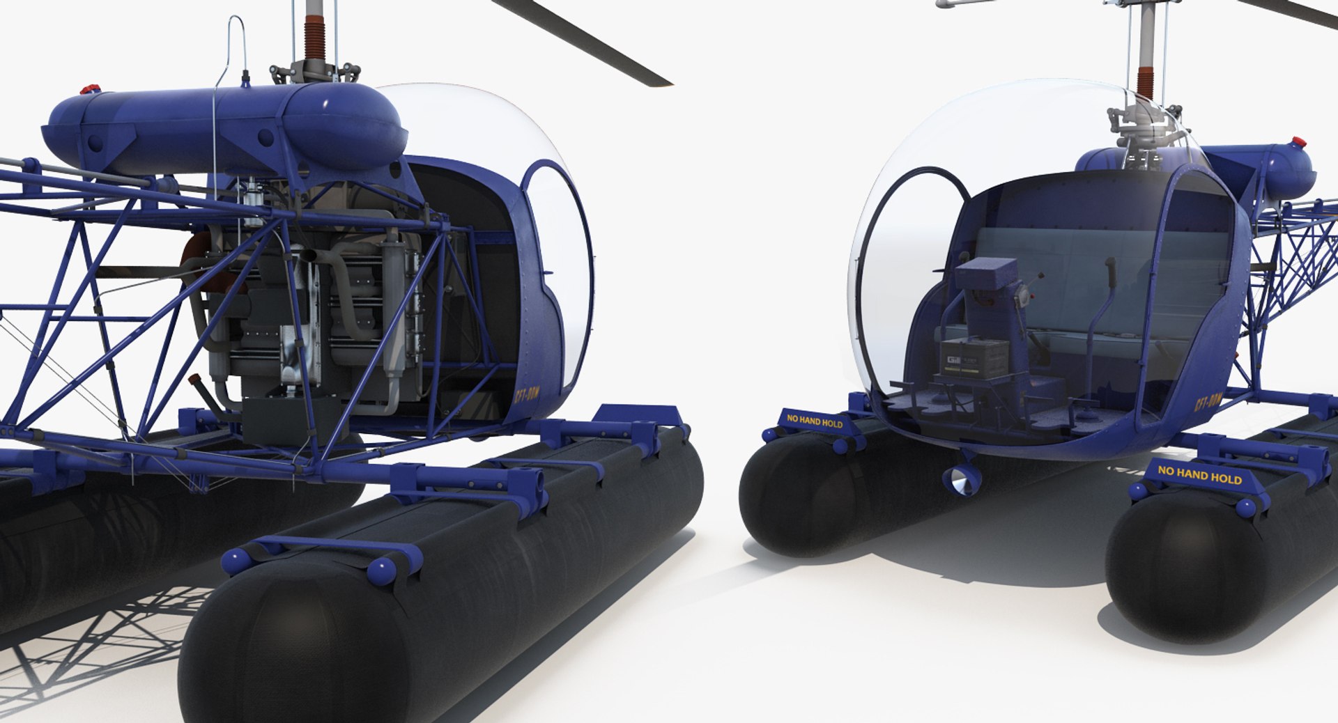 3d 3ds bell 47 floats