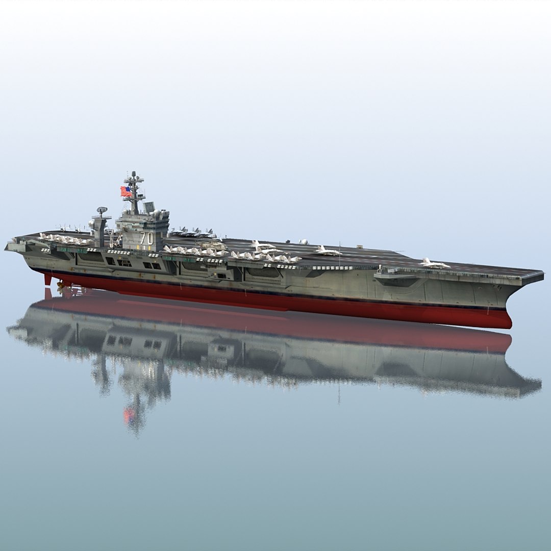 3d Uss Carl Vinson Cvn-70 Model