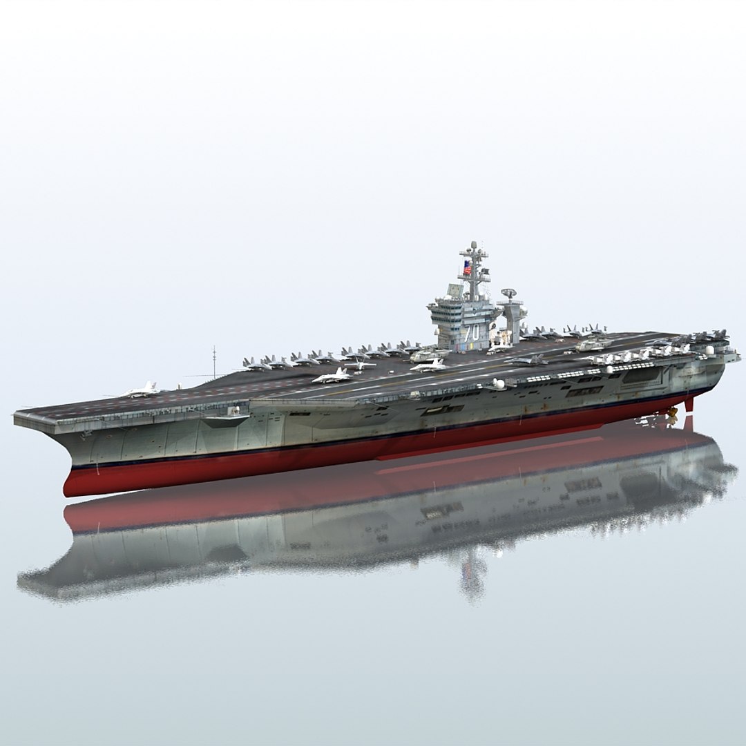 3d uss carl vinson cvn-70 model