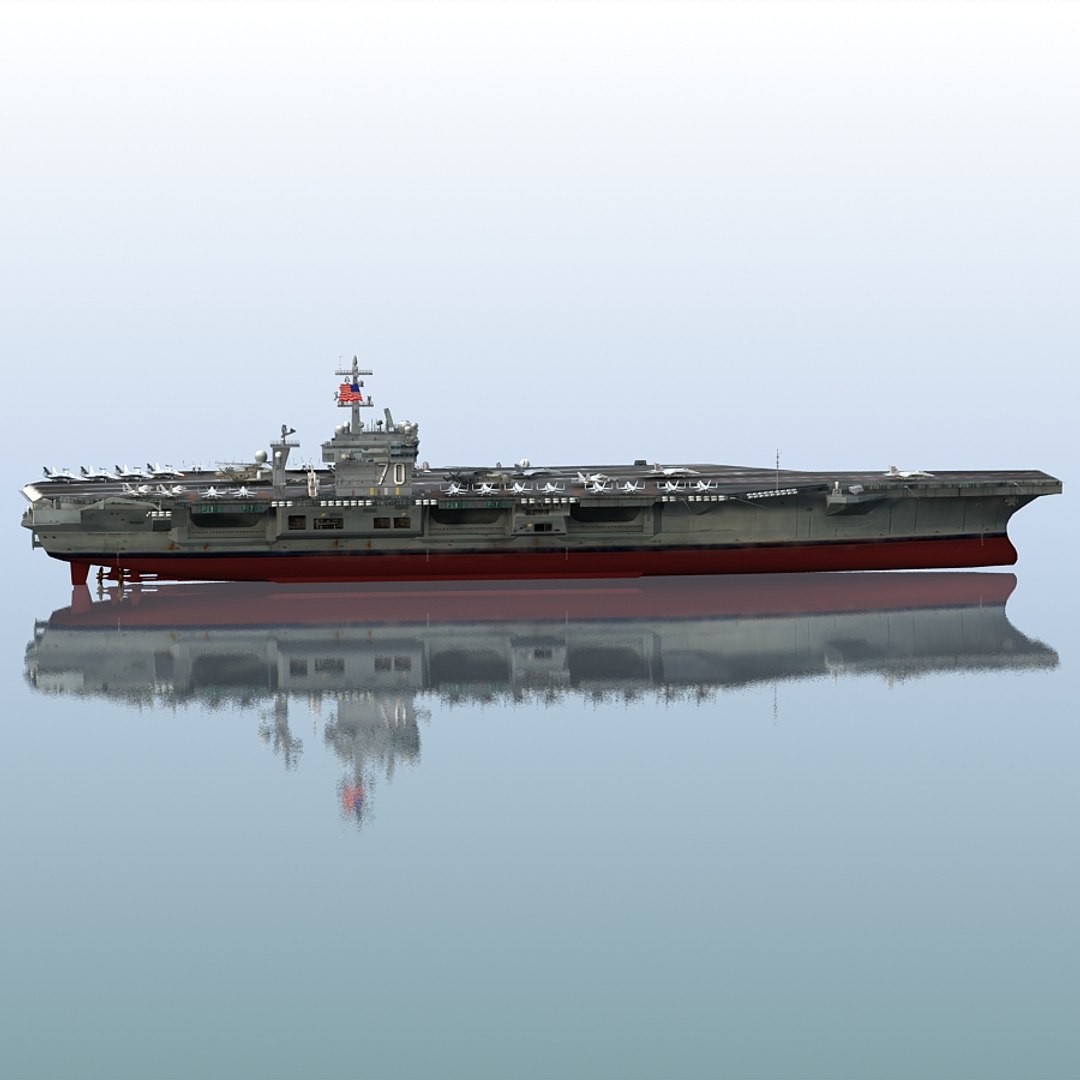 3d Uss Carl Vinson Cvn-70 Model