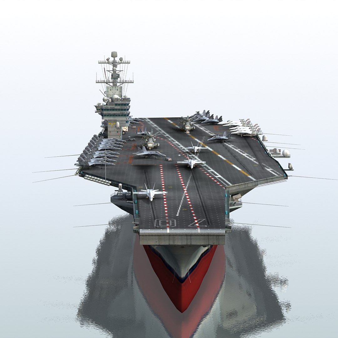 3d uss carl vinson cvn-70 model