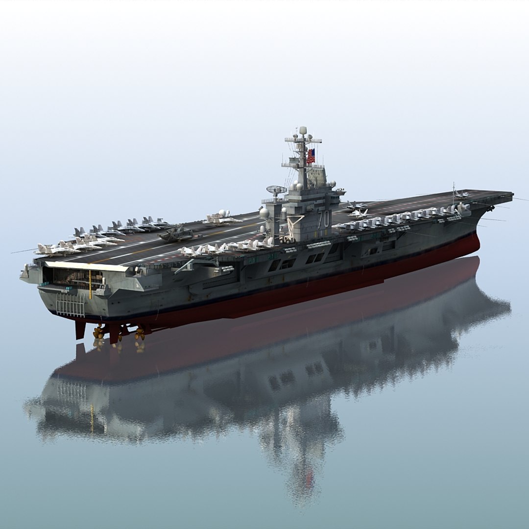 3d Uss Carl Vinson Cvn-70 Model