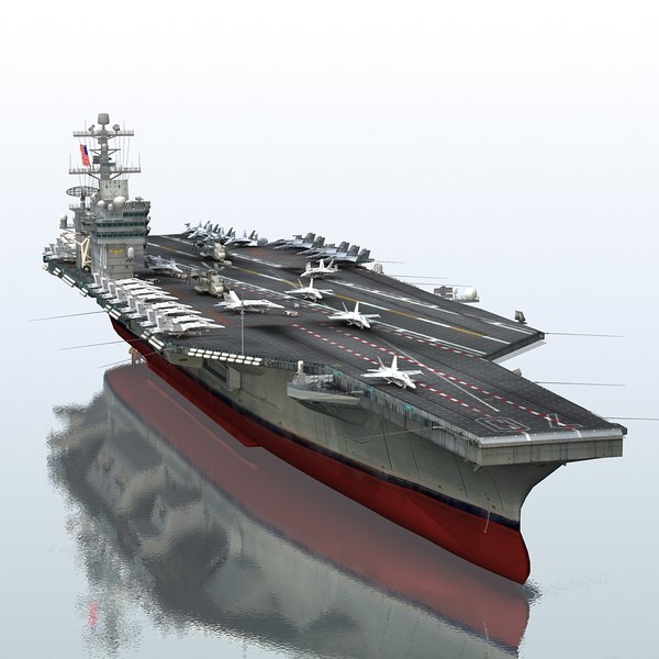 3d uss carl vinson cvn-70 model