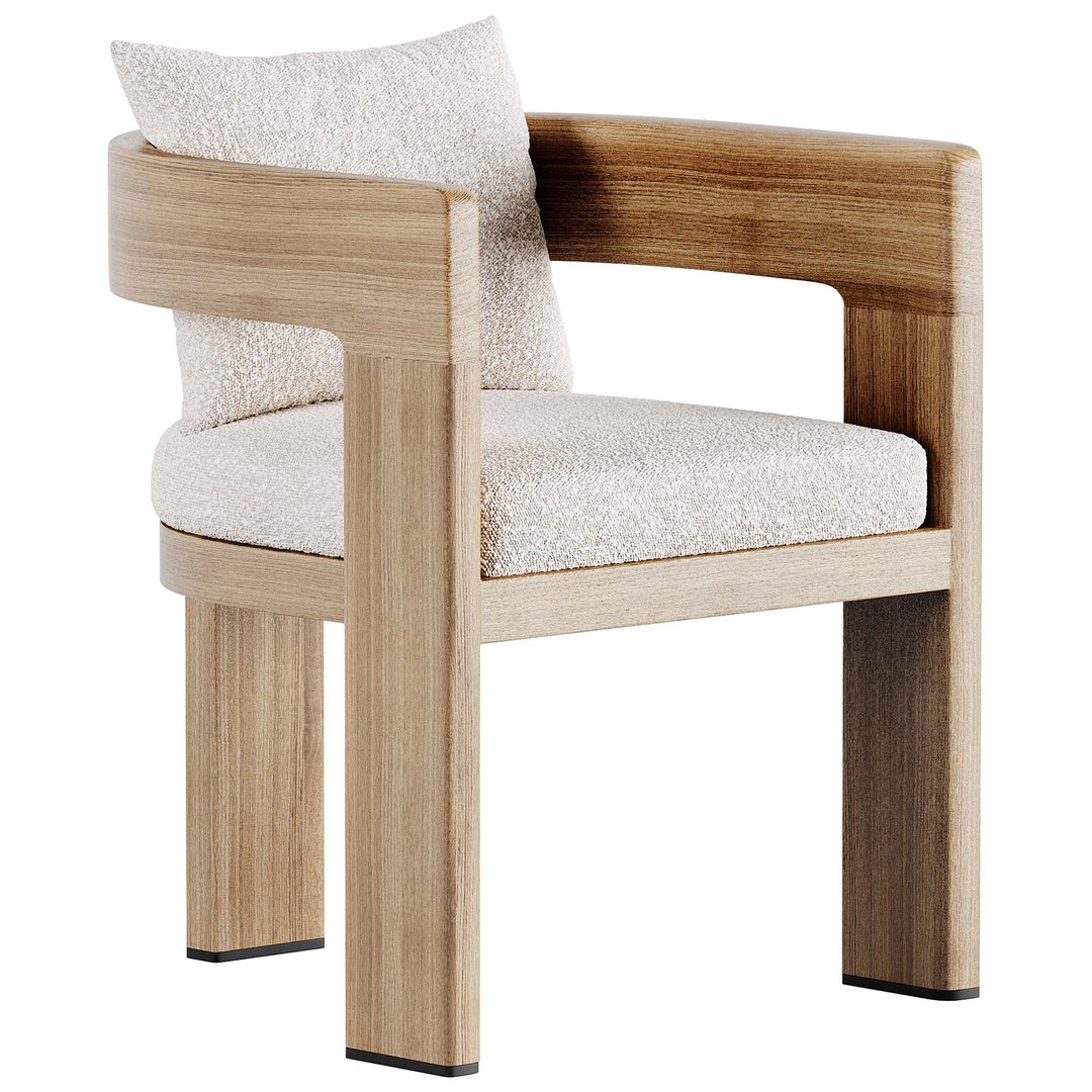 Victoria Teak Dining Chair Model - TurboSquid 2313724