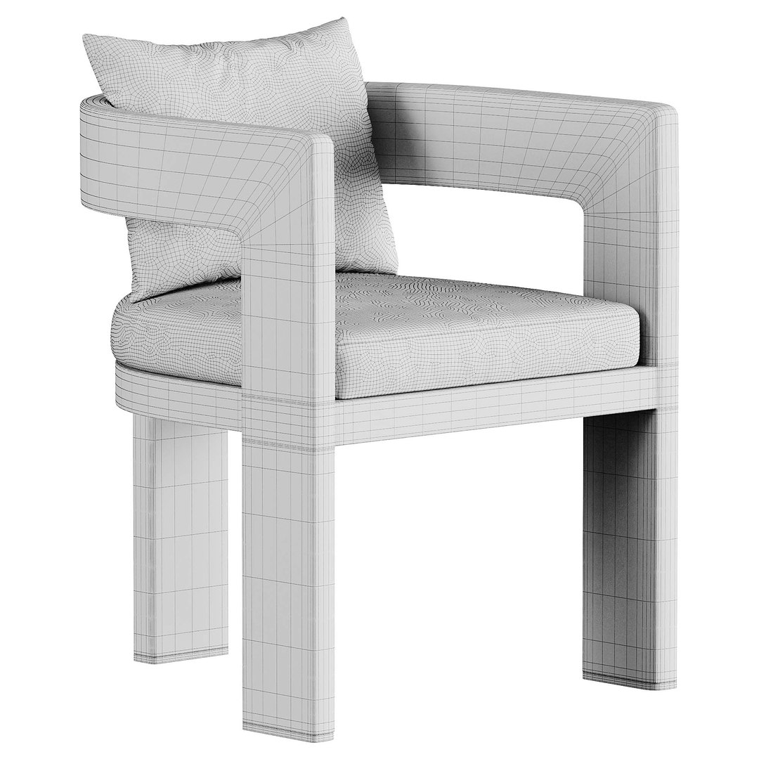 Victoria Teak Dining Chair Model - TurboSquid 2313724