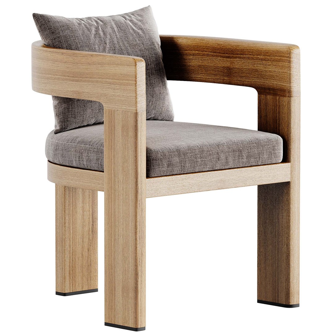 Victoria Teak Dining Chair Model - TurboSquid 2313724