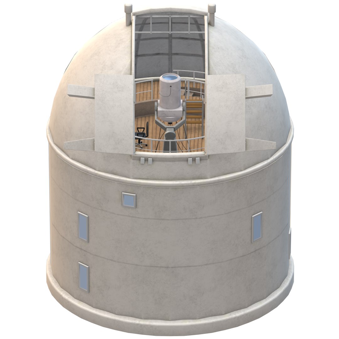 3D Telescope - Observatory - TurboSquid 2298998