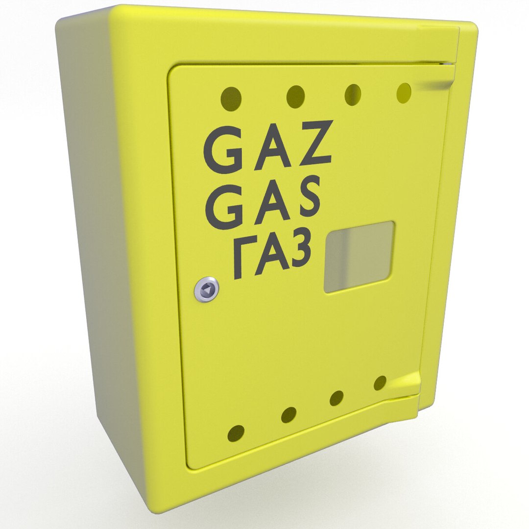 Gas Meter Boxs V3 3D - TurboSquid 2422322