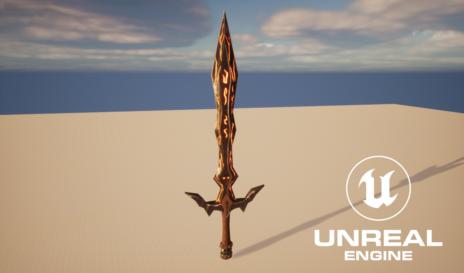 3D Model Stylized Sword V1 GameReady PBR Model - TurboSquid 2052694