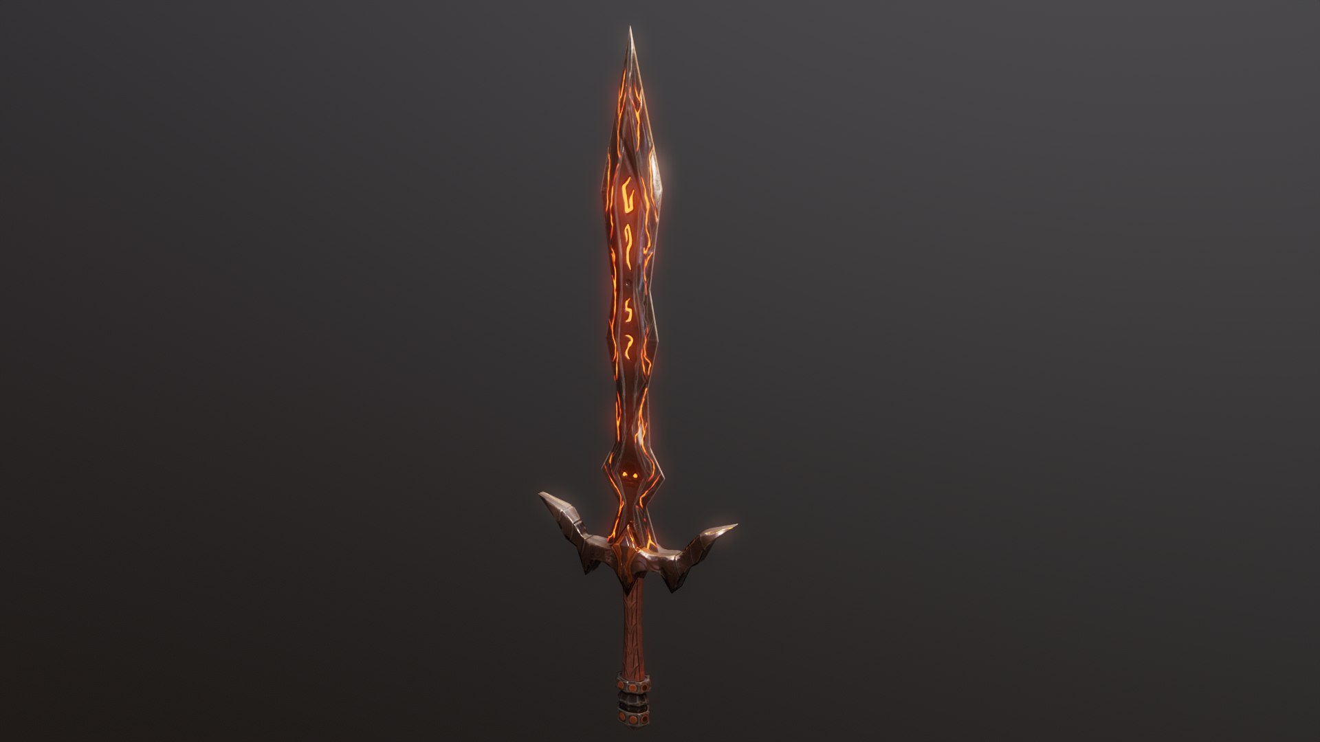3D Model Stylized Sword V1 GameReady PBR Model - TurboSquid 2052694