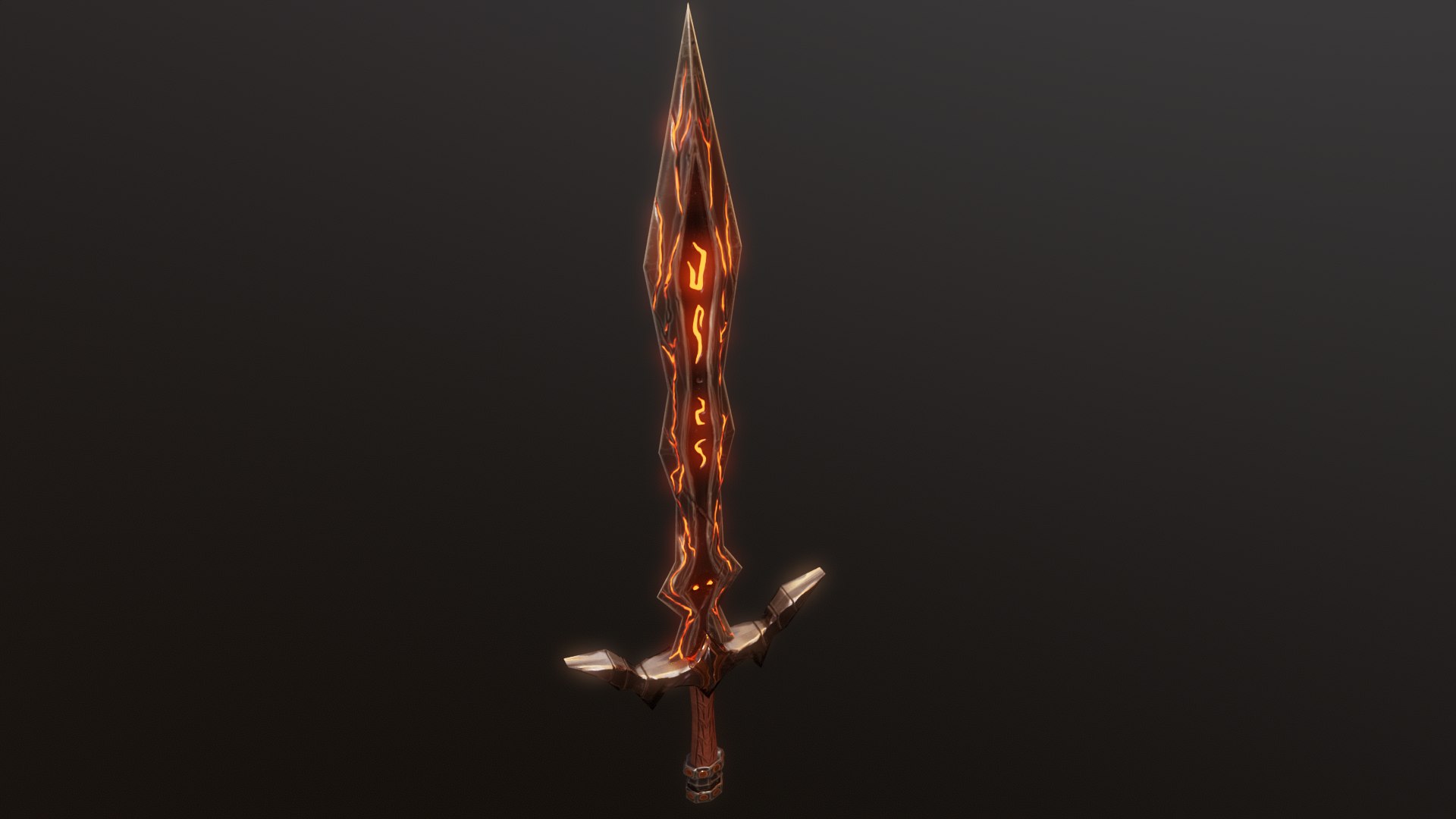 3D Model Stylized Sword V1 GameReady PBR Model - TurboSquid 2052694