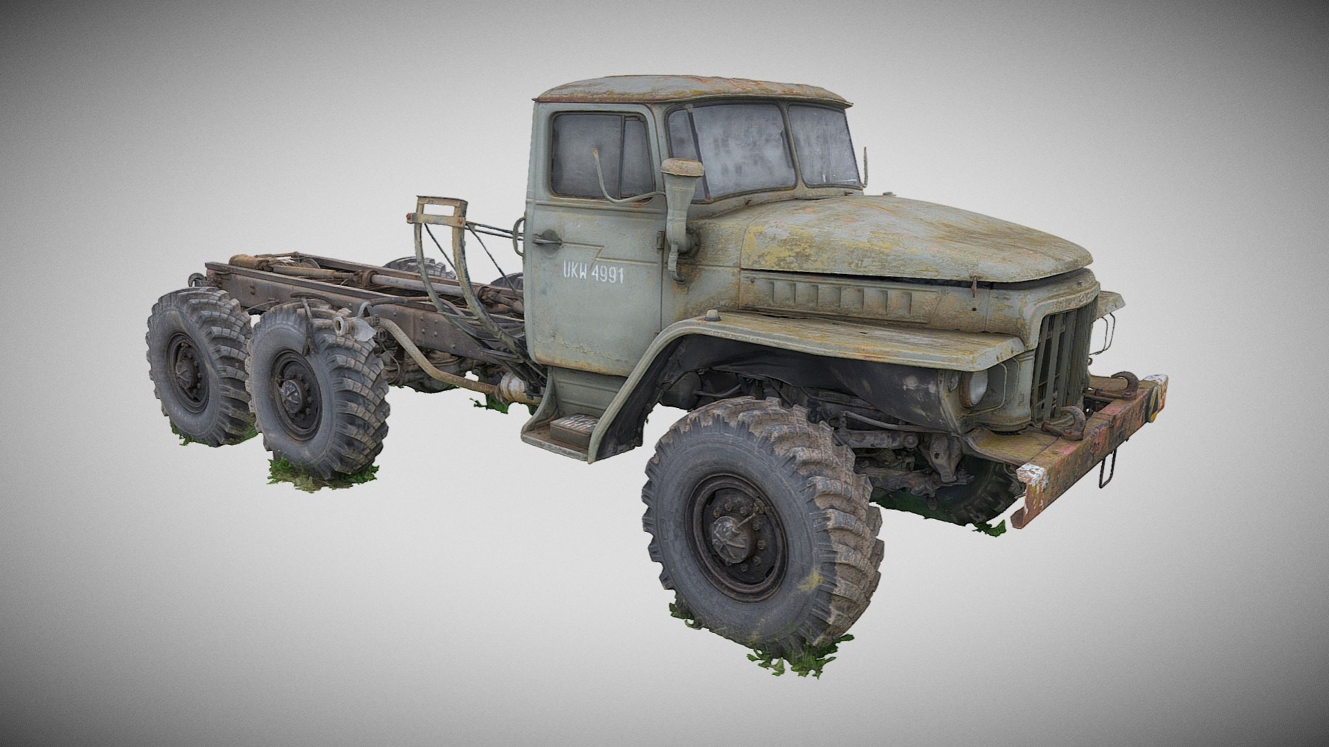 Ural 375D Truck 3D Model - TurboSquid 2338386