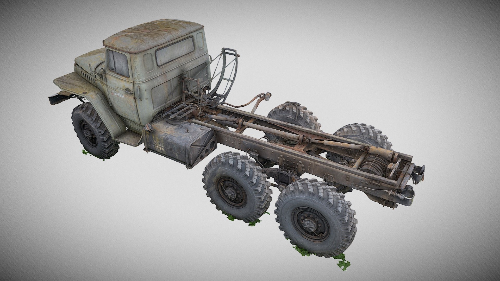 Ural 375D Truck 3D Model - TurboSquid 2338386