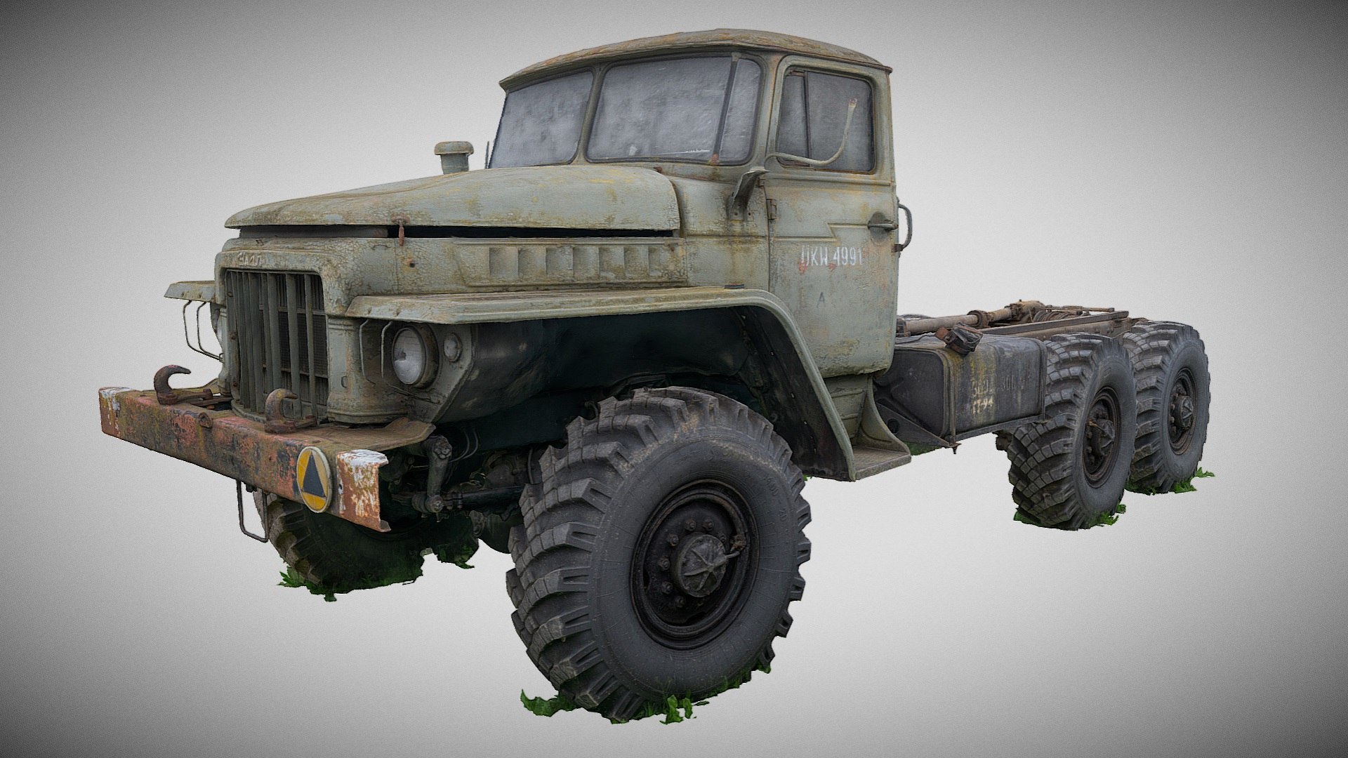 Ural 375D Truck 3D Model - TurboSquid 2338386