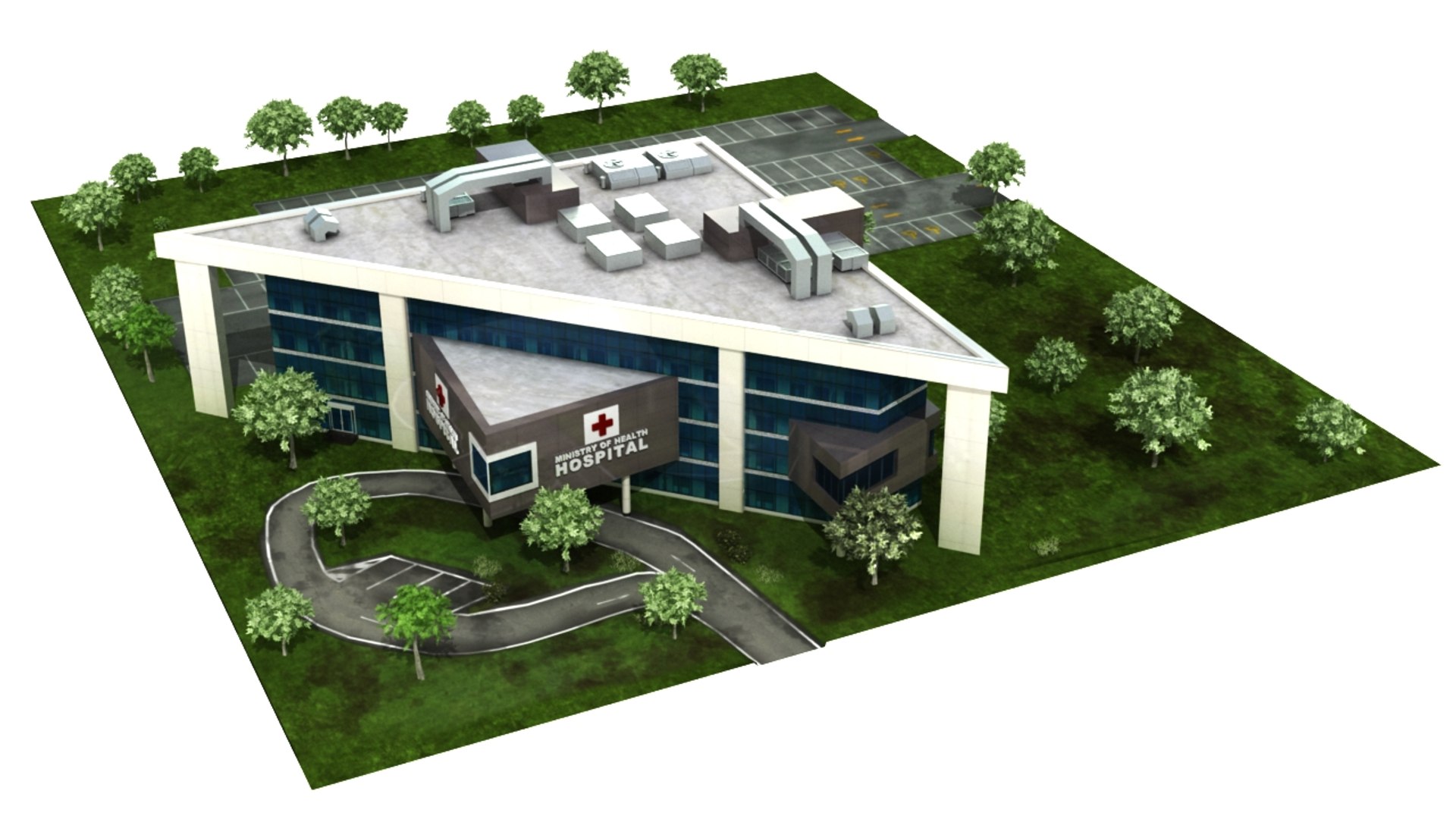 3D Hospital Model - TurboSquid 1307237