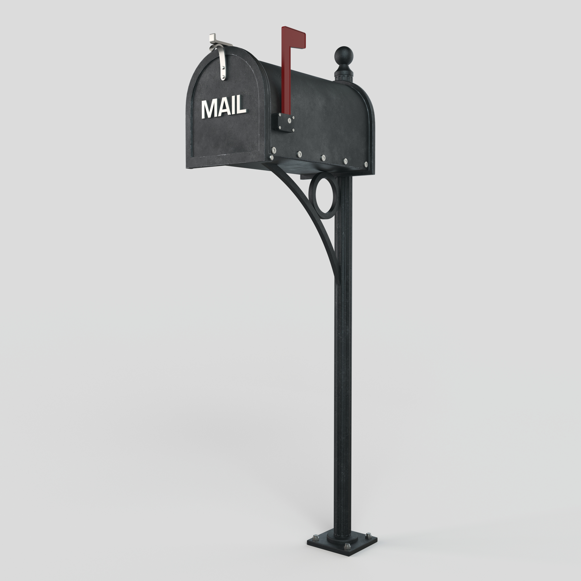 American mailbox 3D model - TurboSquid 1508120