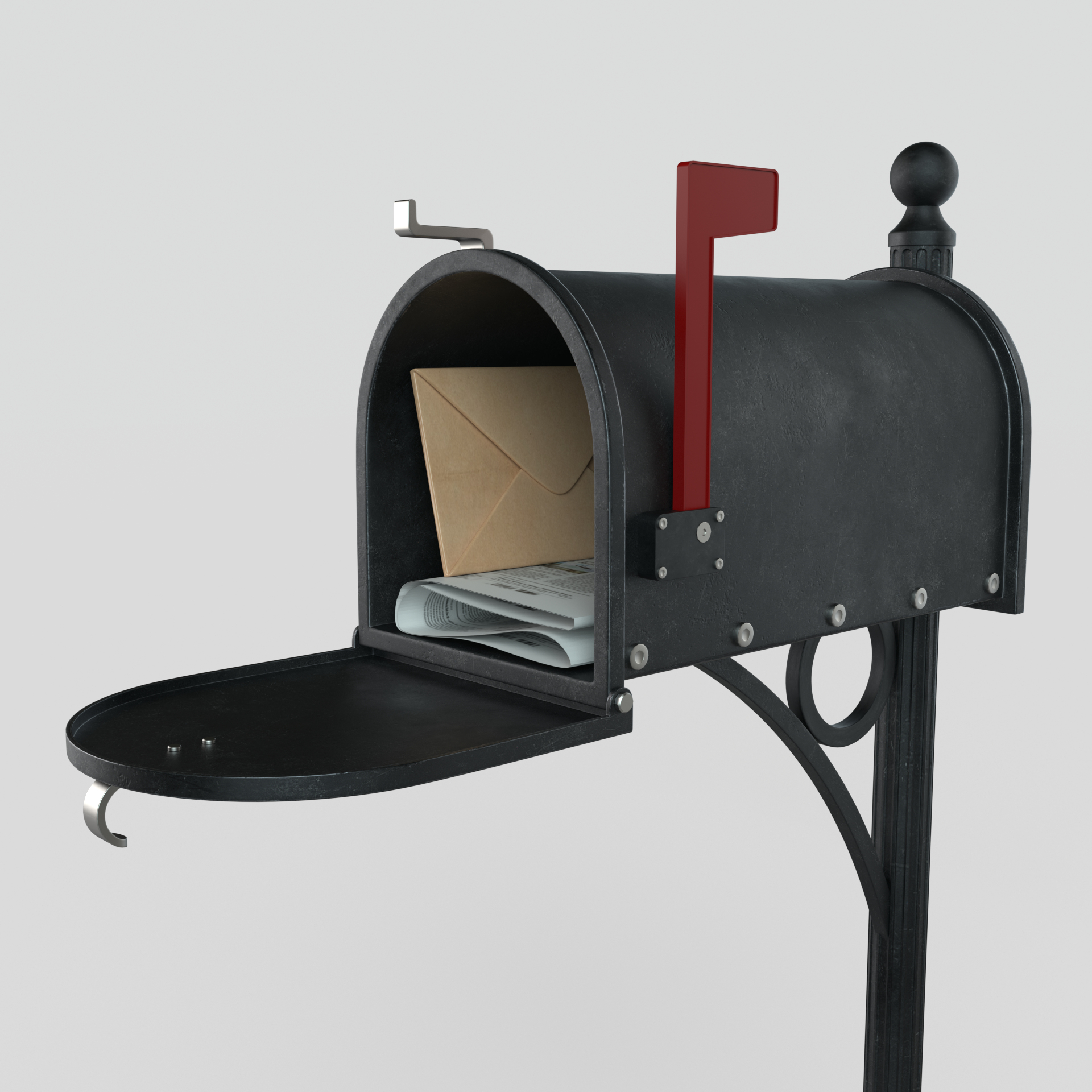 American mailbox 3D model - TurboSquid 1508120