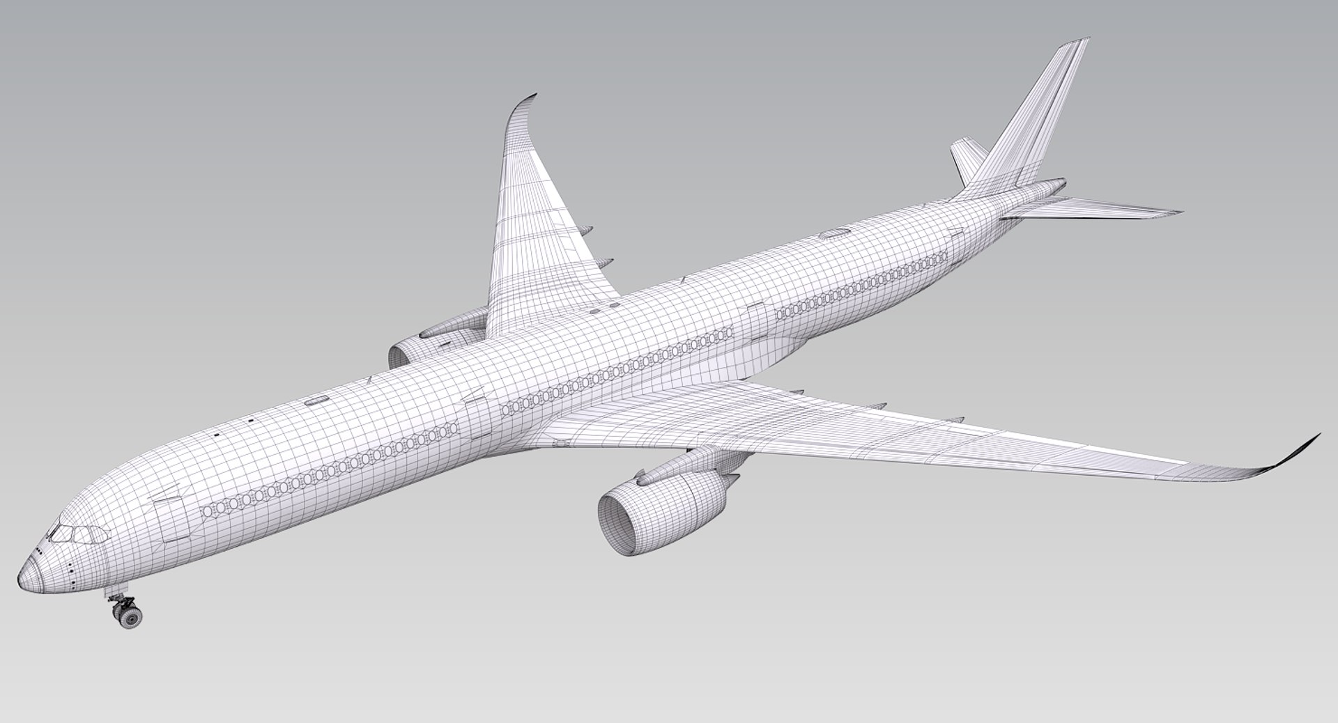3D A350-1000 Generic - TurboSquid 1185925