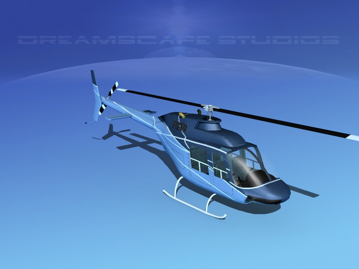 3D rotor bell 206 - TurboSquid 1202227