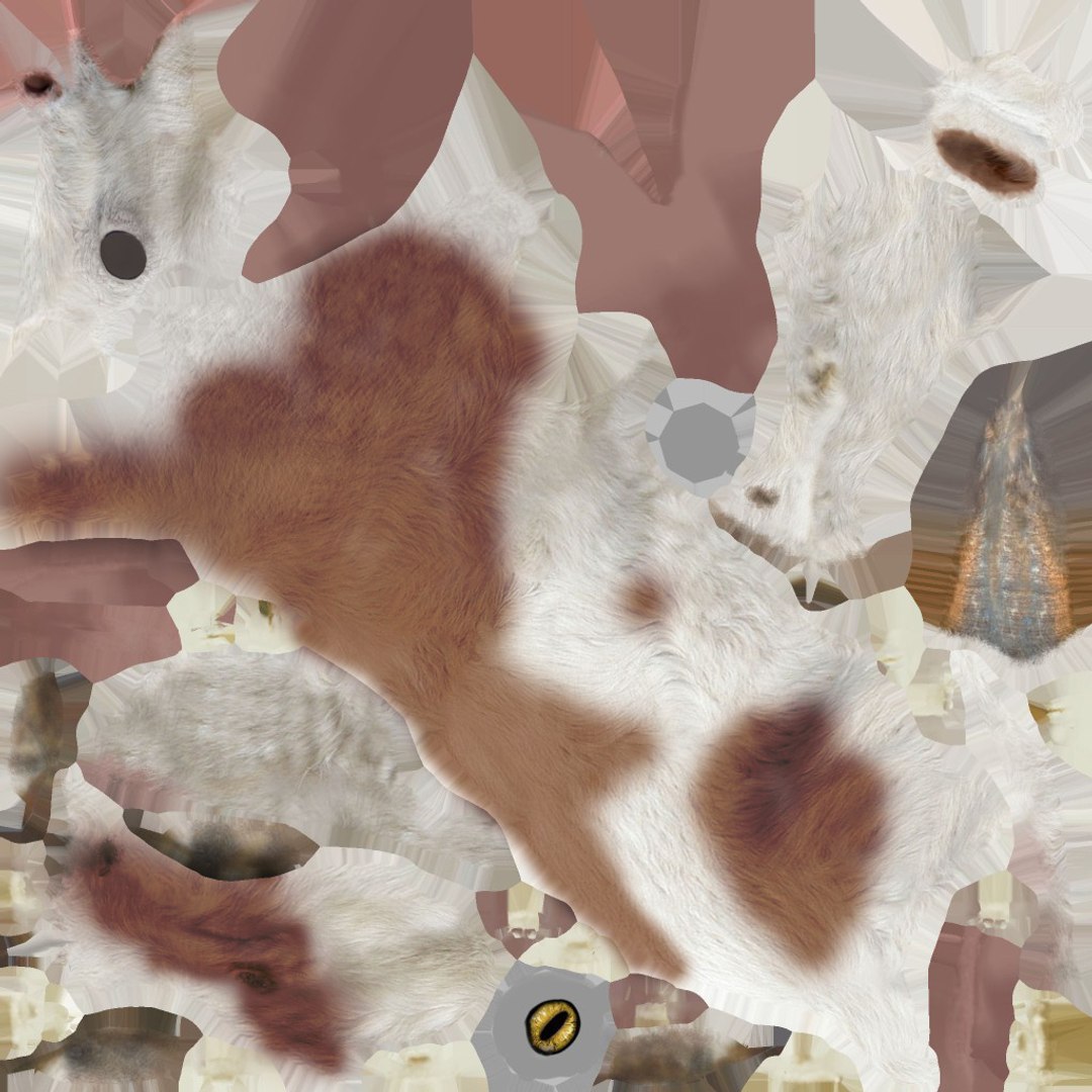 Dairy Brown Goat Model - TurboSquid 2032340