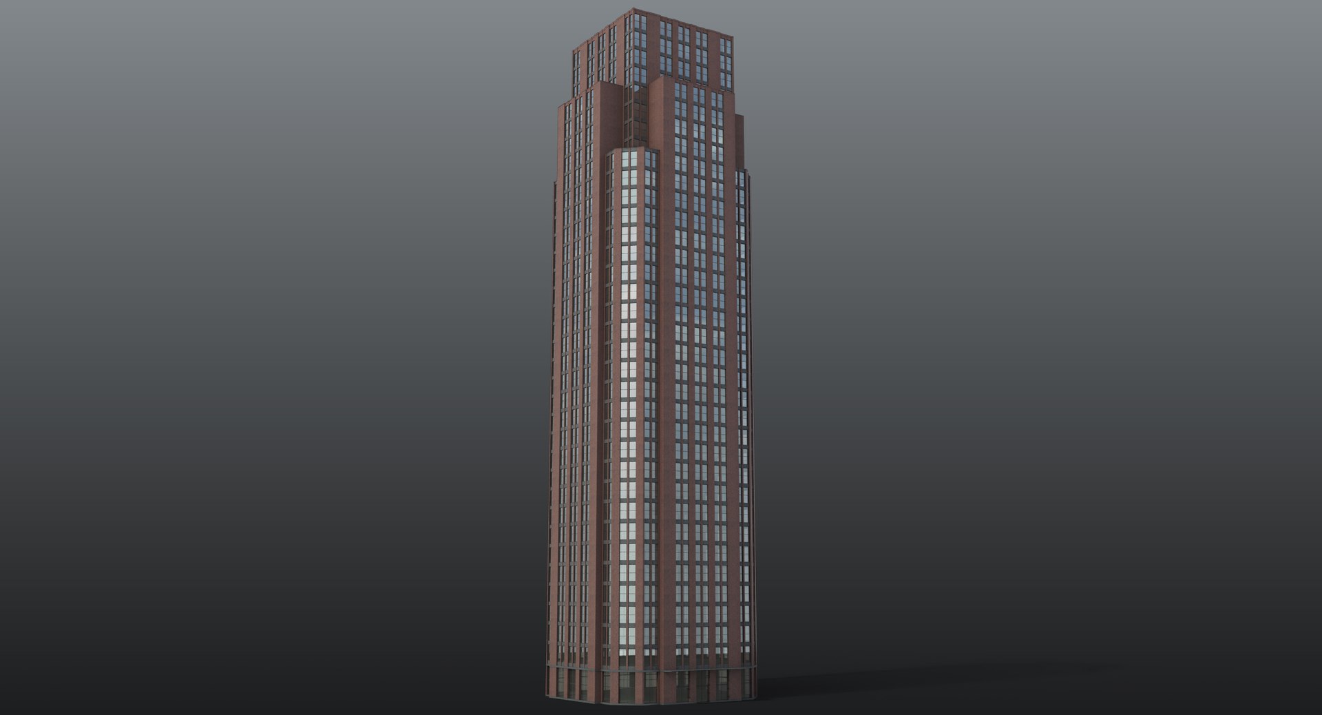 Tall Building 1 3d Model