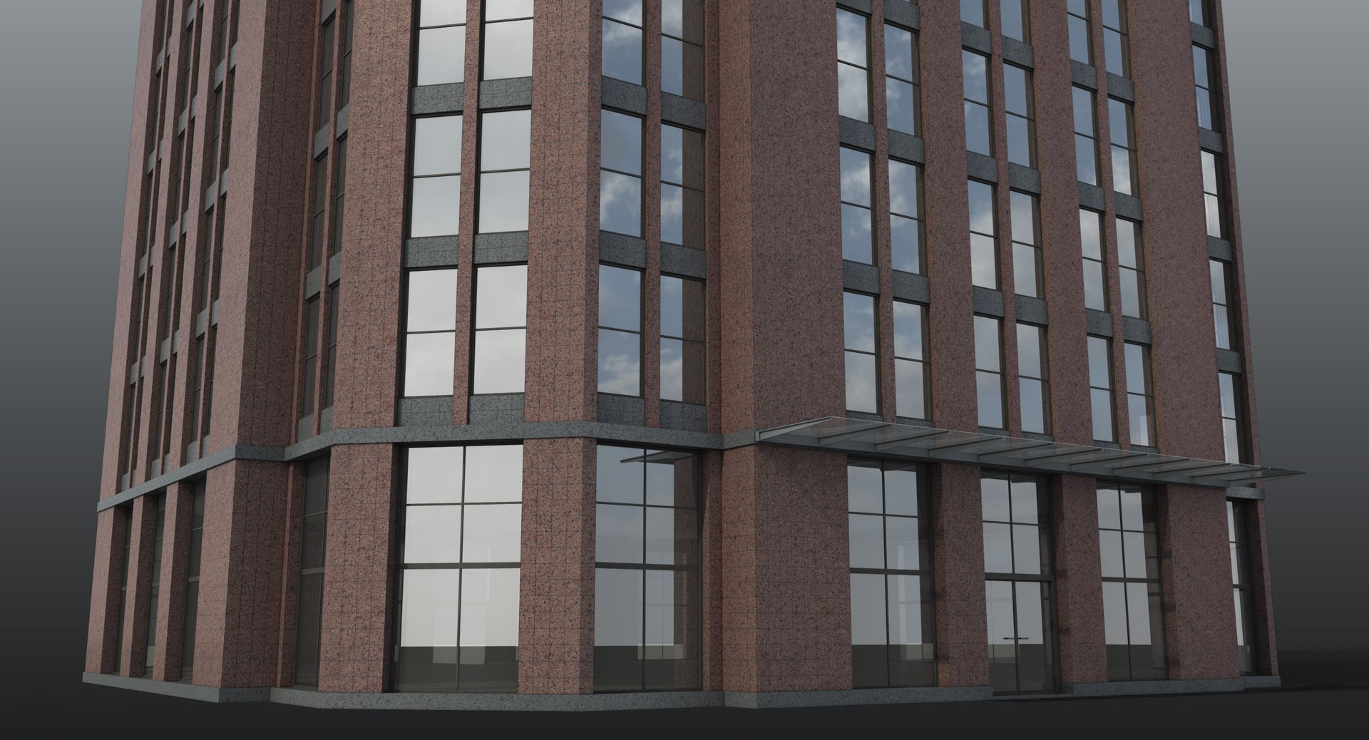 Tall Building 1 3d Model