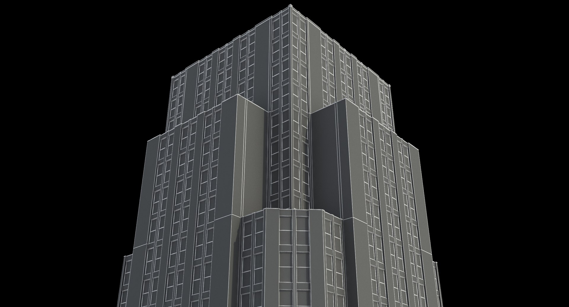 Tall Building 1 3d Model